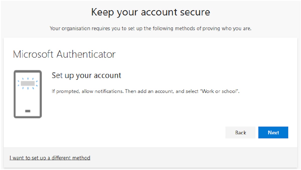 Set up the Microsoft Authenticator app - Cardiff University