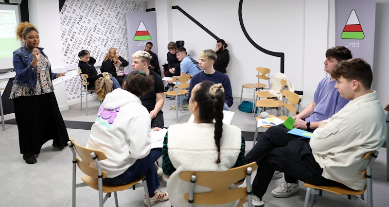 Students join forces with Urdd Gobaith Cymru to launch anti-racism ...