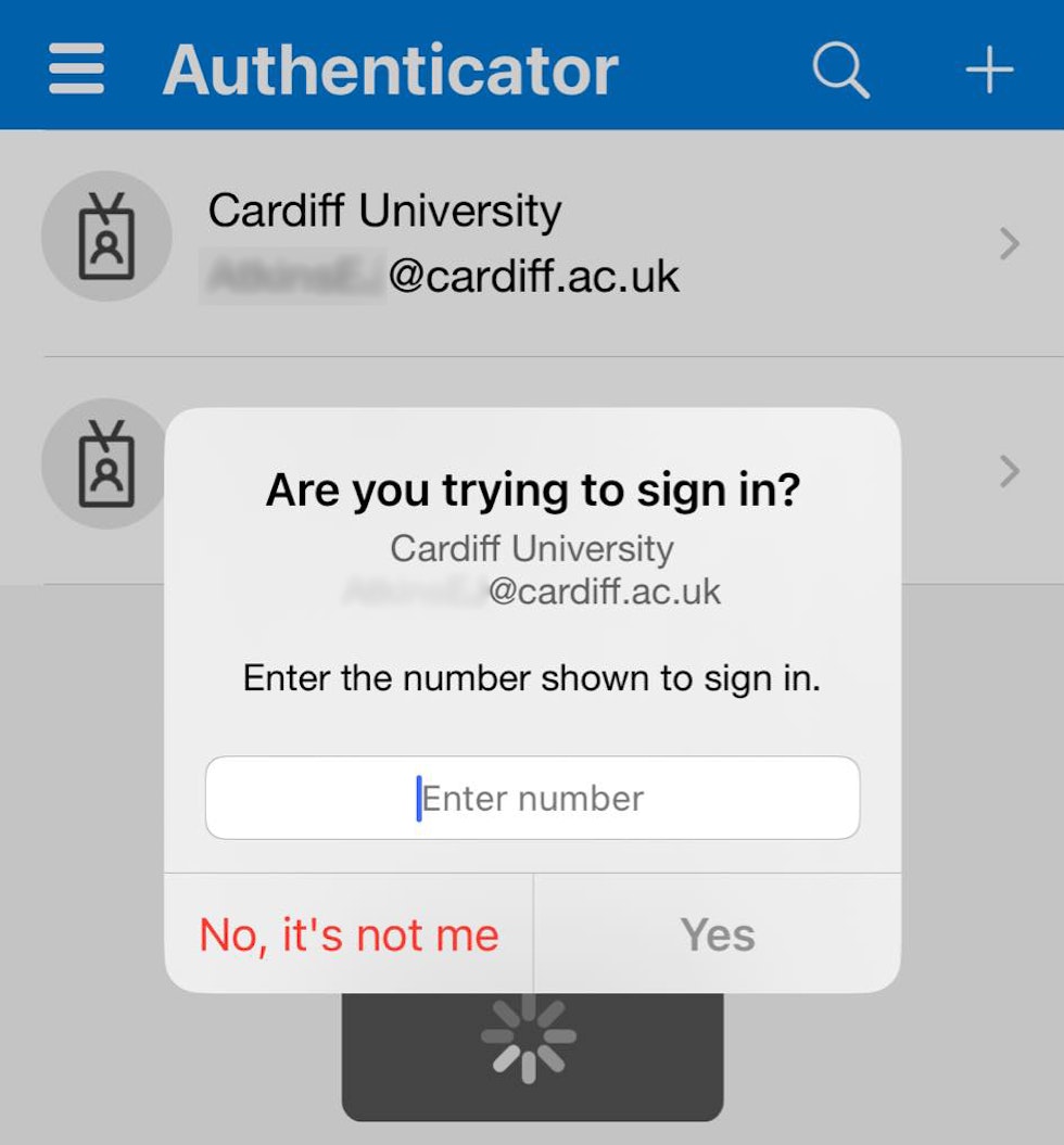 Set up the Microsoft Authenticator app - Cardiff University