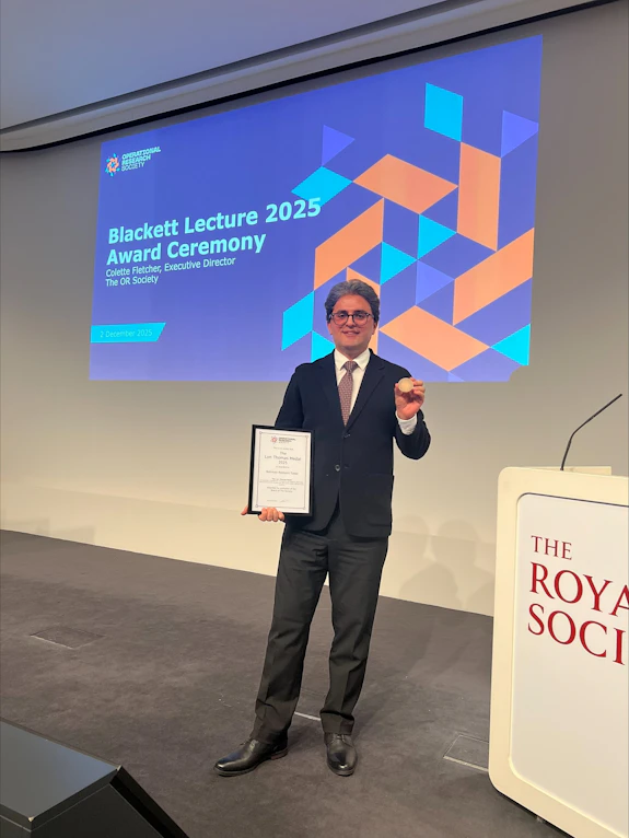 Professor Bahman Rostami-Tabar awarded prestigious Lyn Thomas Impact ...