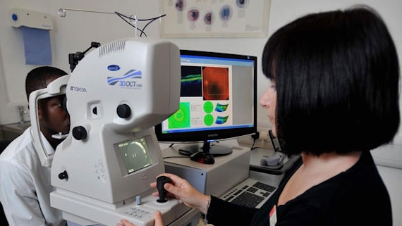 Optical coherence tomography - Optometrists - Cardiff University